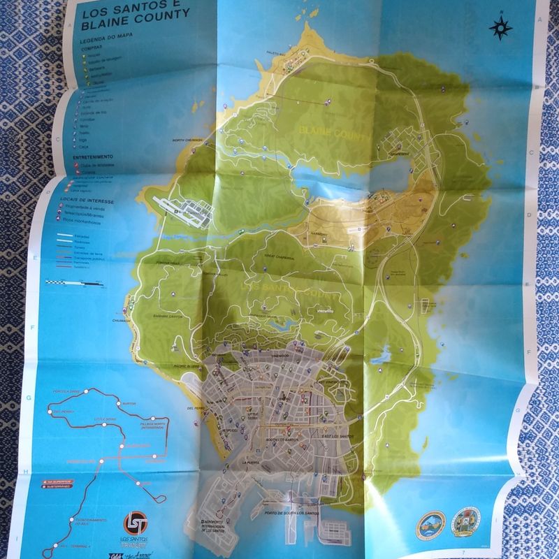 Poster Do Mapa Gta 5