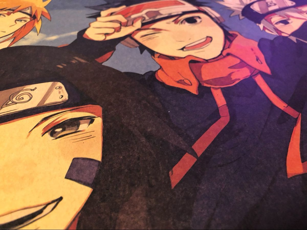 Posters Naruto / 5x Pôsters Grandes - Naruto Kakashi Jiraya Minato ...
