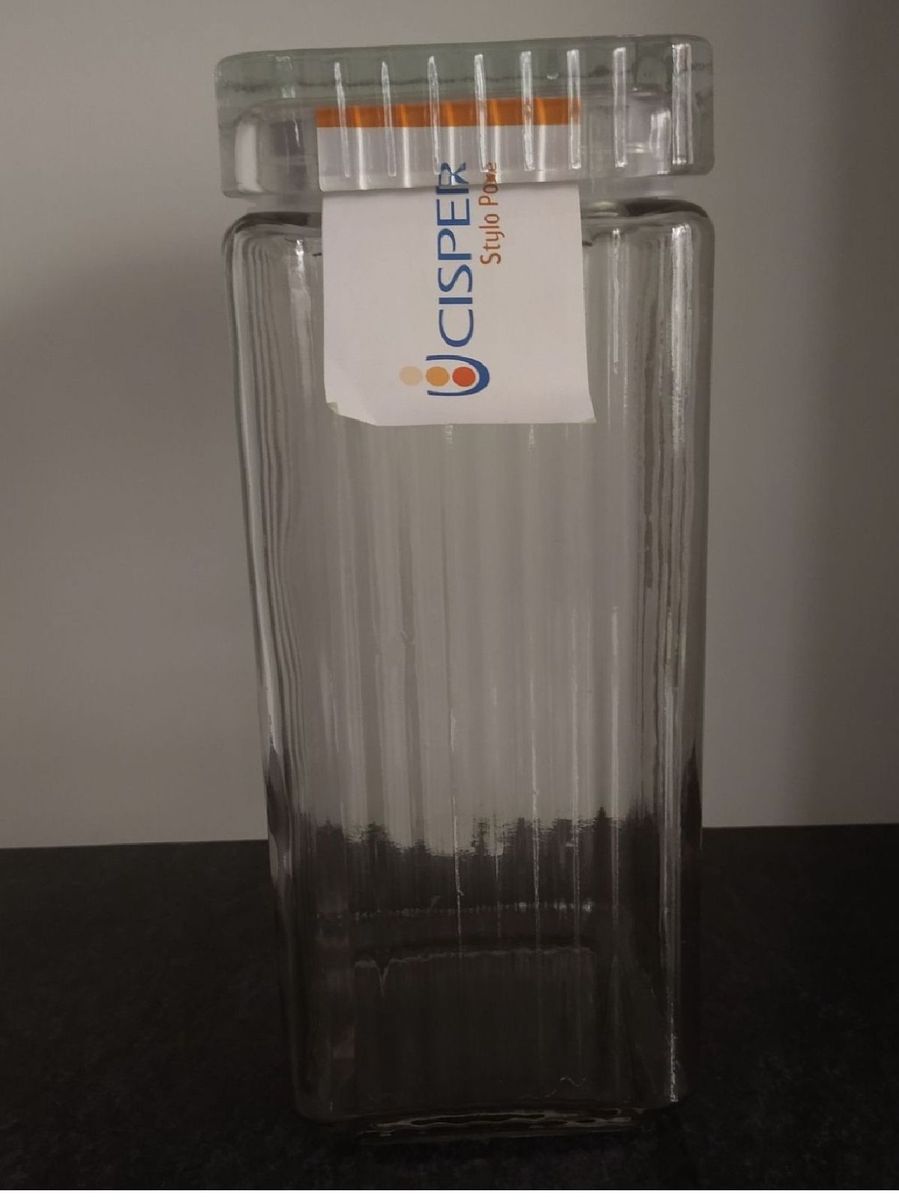 Pote de Vidro 80cm Altura. | Móvel de Cozinha Cisper Nunca Usado ...