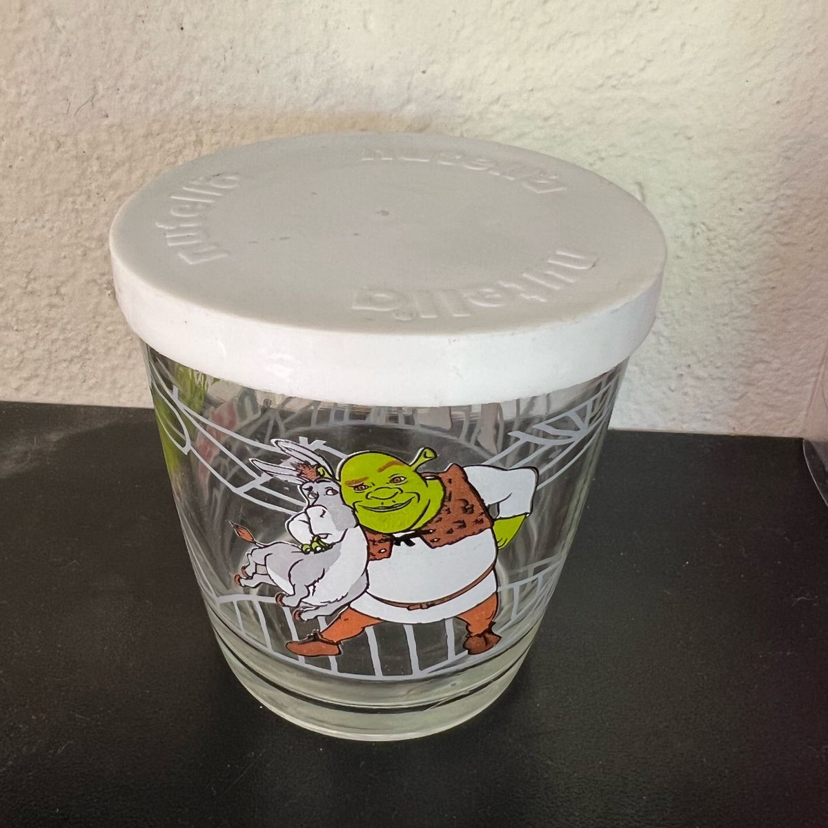 Pote Vidro Nutella Coleção Shrek | Móvel de Cozinha Nutella Usado ...
