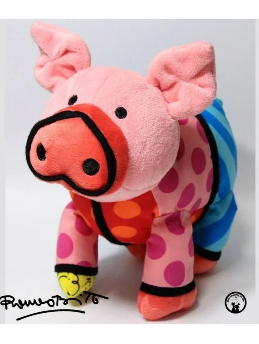 Potter The Pig | Pelúcia Romero Britto Nunca Usado 68388316 | enjoei