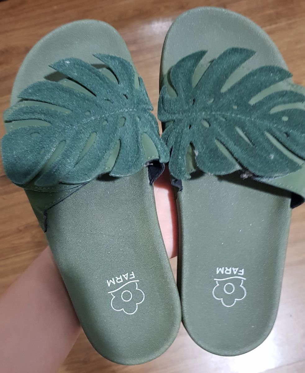 Praiana Farm | Rasteira Feminina Farm Nunca Usado 38020866 | enjoei