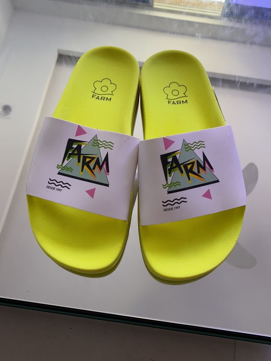 Praiana Farm | Rasteira Feminina Farm Nunca Usado 55011539 | enjoei