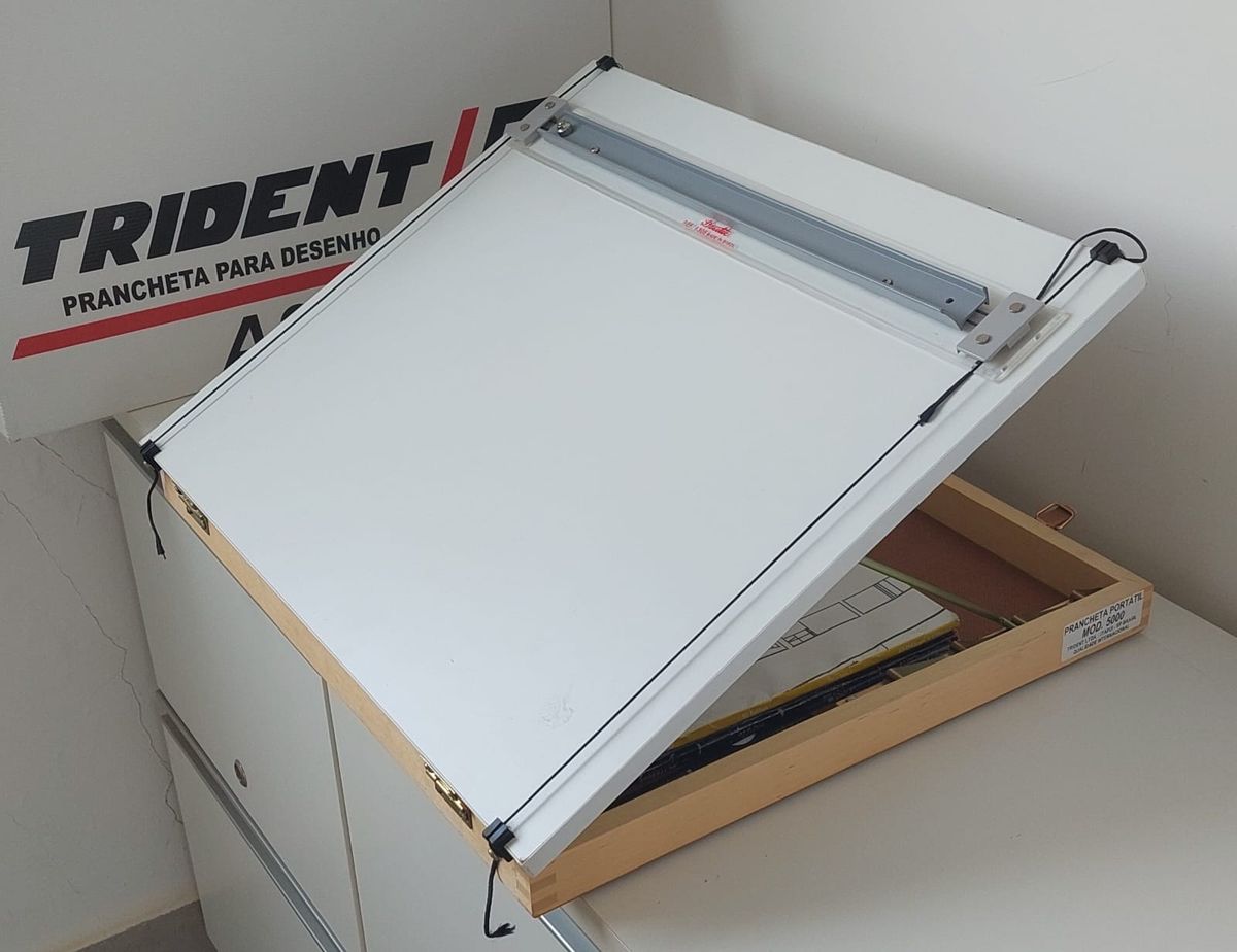Prancheta para Desenho A3 Portátil com Régua Paralela e Acessórios para ...