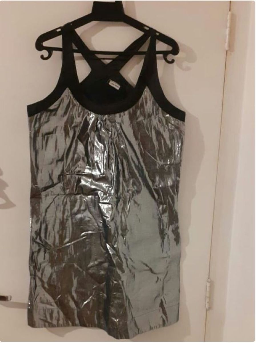 Prateado Anne Kanner | Vestido Feminino Anne Kanner Usado 73989801 | enjoei