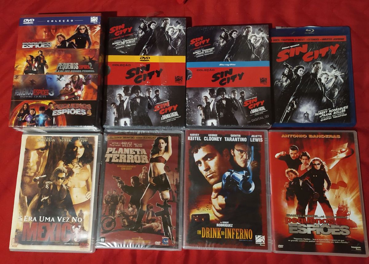 Preço Unitário Ou Kits Filmes Robert Rodríguez Original Lacrado Ou ...