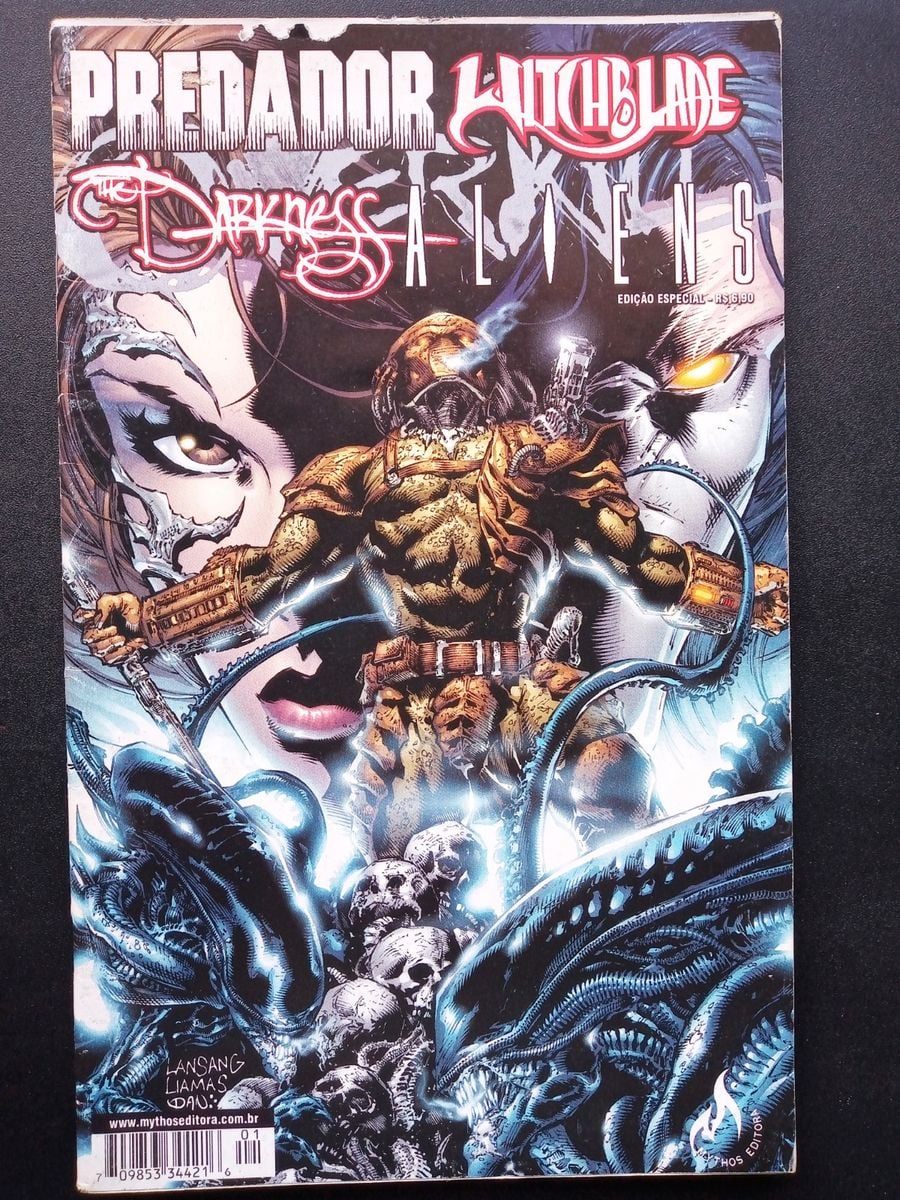 Predador e Aliens Vs Witchblade e Darkness Especial e a Revanche - 2 ...