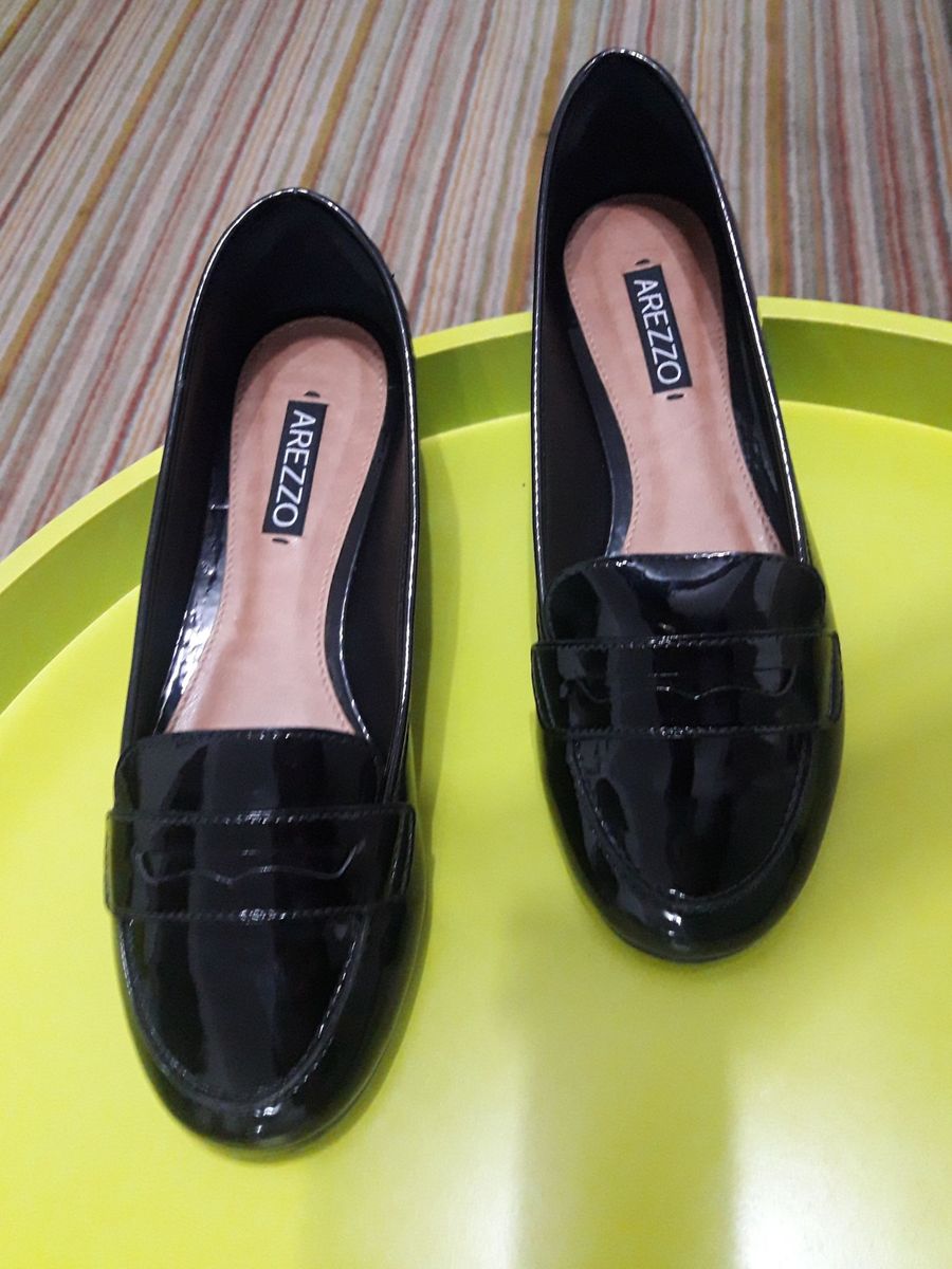 Pretinho Básico Verniz | Sapato Feminino Arezzo Nunca Usado 25642366 ... Pretinho Básico Verniz | Sapato Feminino Arezzo Nunca Usado 25642366 ...
