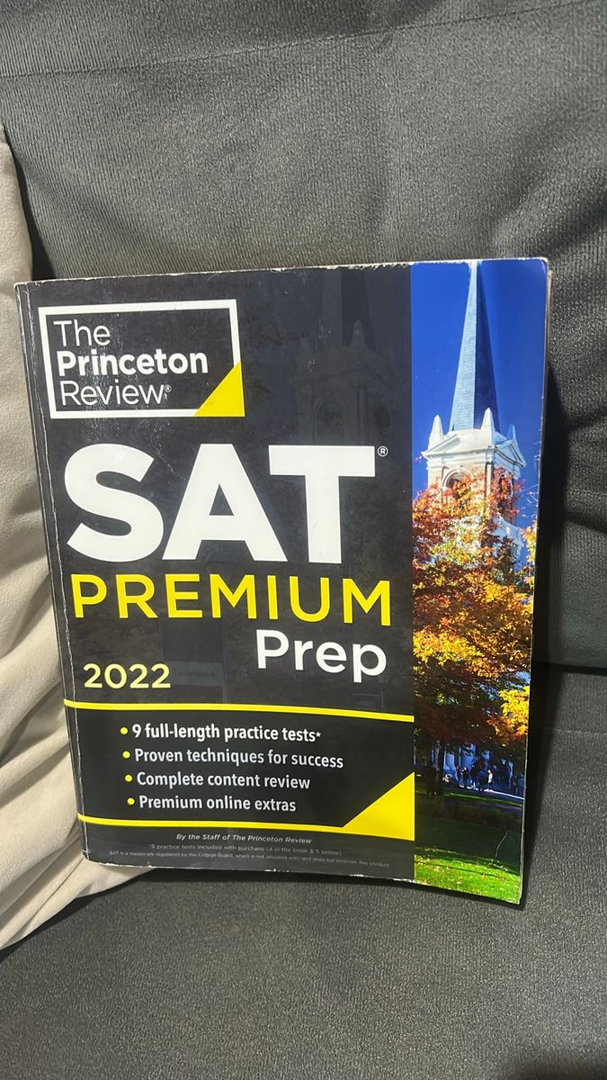 Princeton Review Sat Premium Prep 2022: 9 Practice Tests + Review And ...