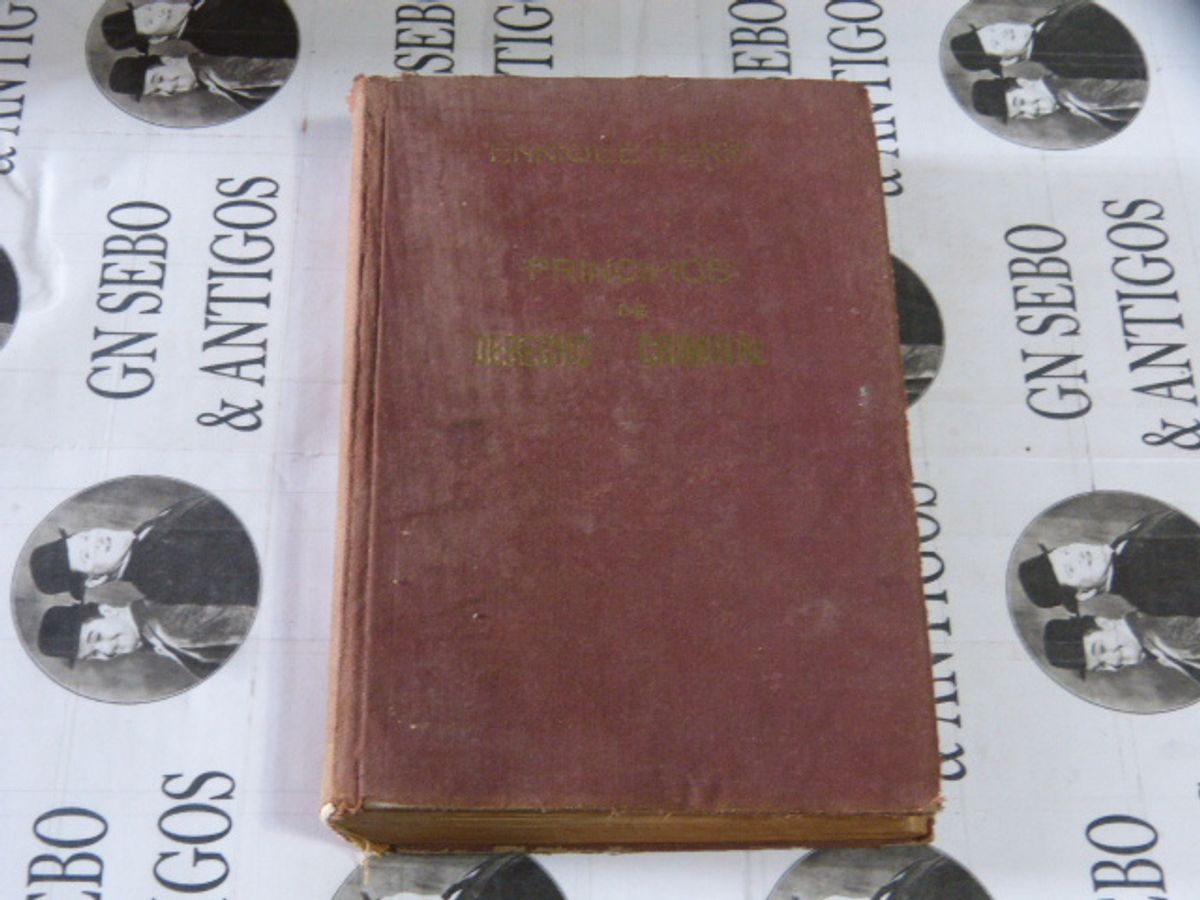 Principios de Derecho Criminal Enrique Ferri | Livro Usado 59078358 ...