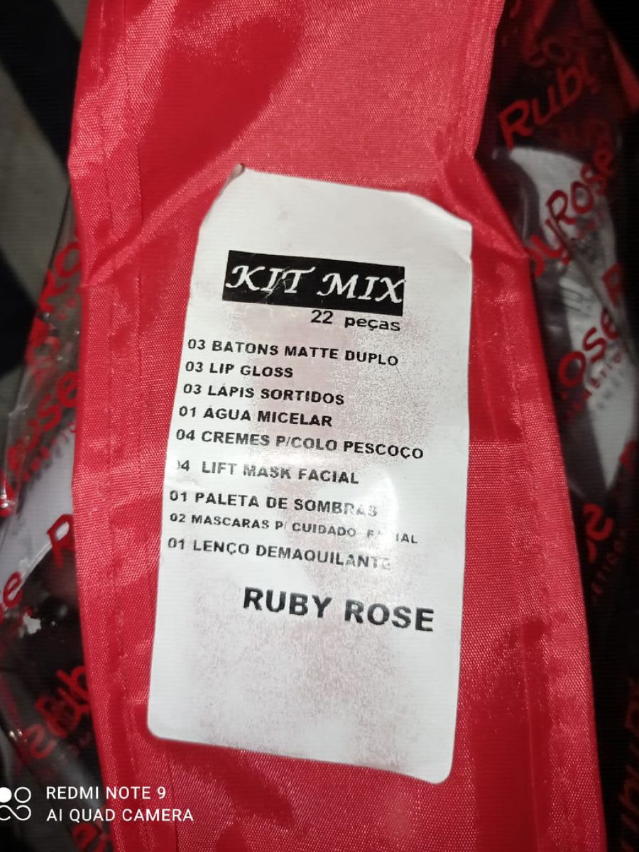 Produtos Ruby Rose | Cosmético Feminino Ruby Rose Nunca Usado 62980040 ...