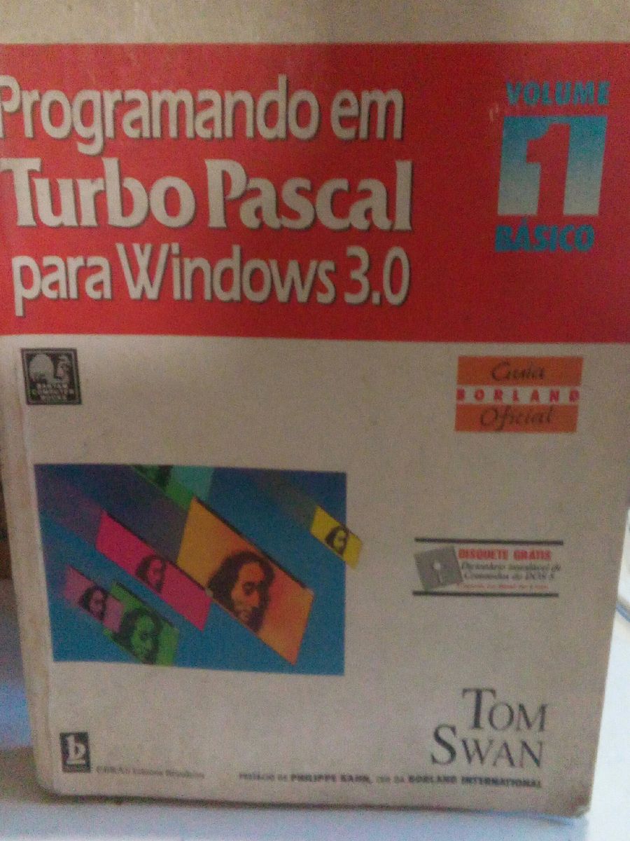 Programador Turbo Pascal para Windows 3.0 Volume 1 Básico Tom Swan ...