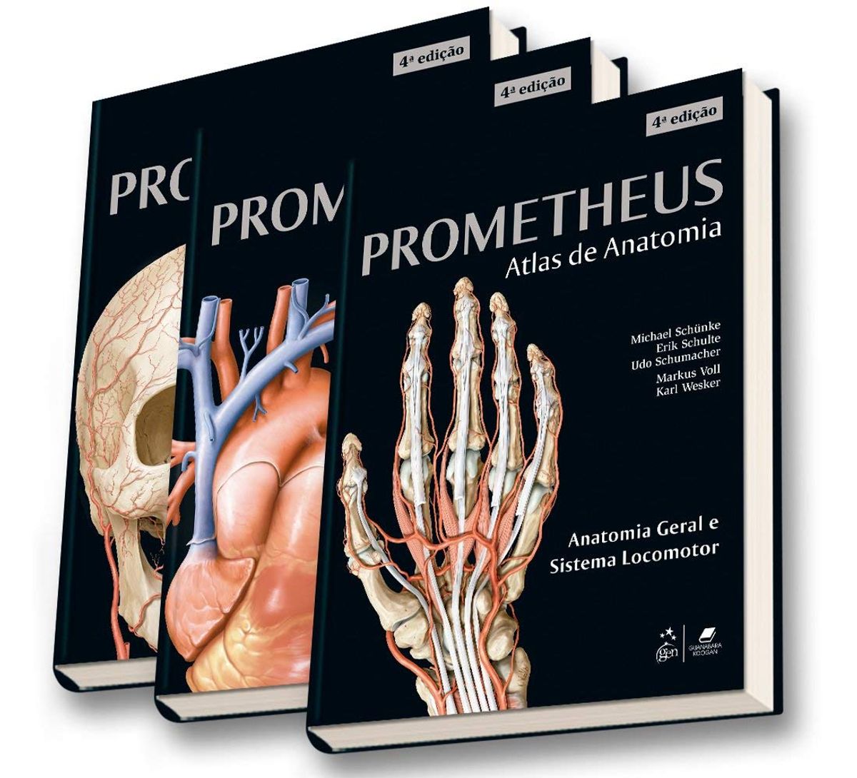 Prometheus: Atlas de Anatomia 3 Volumes - 4ª Edição - 2019 | Livro Gen ...