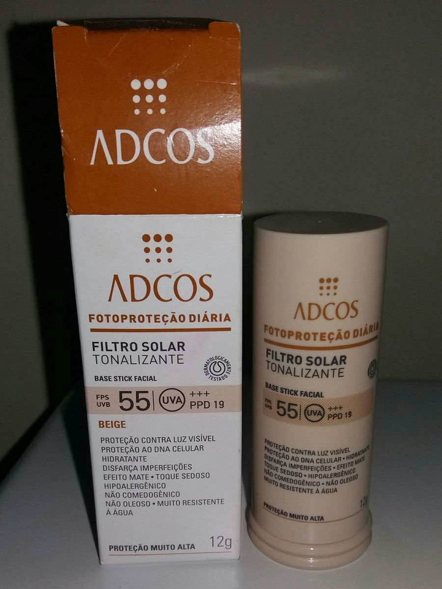 Protetor Solar Bastão Adcos | Cosmético Feminino Adcos Nunca Usado ...