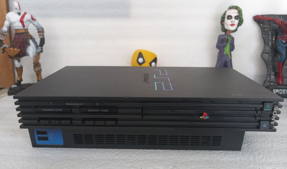 Ps2 Fat Carcaça Perfeita com Todos Os Componentes Internos | Console de ...