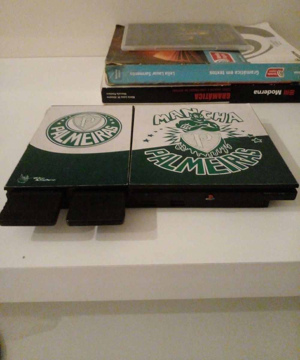 Ps2 Palmeiras Slim Funcionando | Console de Videogame Sony Usado ...