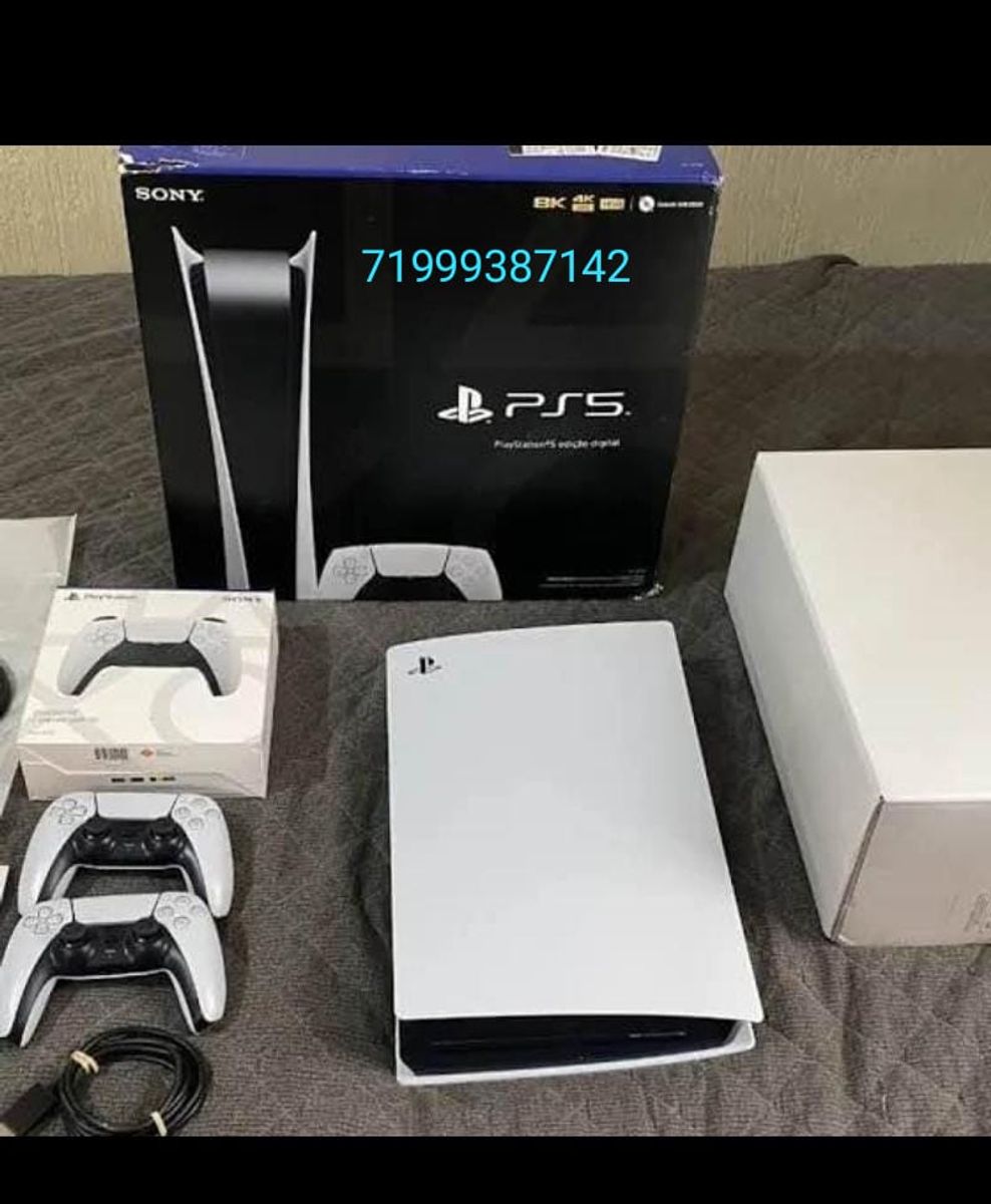 Ps5 2 Controle 3 Jogos | Console de Videogame Sony Usado 74973710 | enjoei