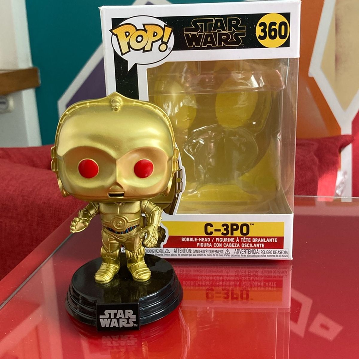 Funko Pop Star Wars C-3po 360 Guerra Nas Estrelas Disney Funko Pop Star Wars C-3po 360 Guerra Nas Estrelas Disney