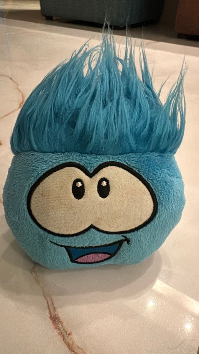 Puffle Clube Penguin Disney Azul | Brinquedo Disney Usado 121757298 ...