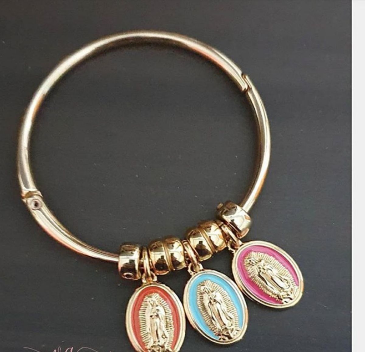 Pularia Nossa Senhora Guadalupe | Jóia Feminina Laço D Fita Semi Joia ...