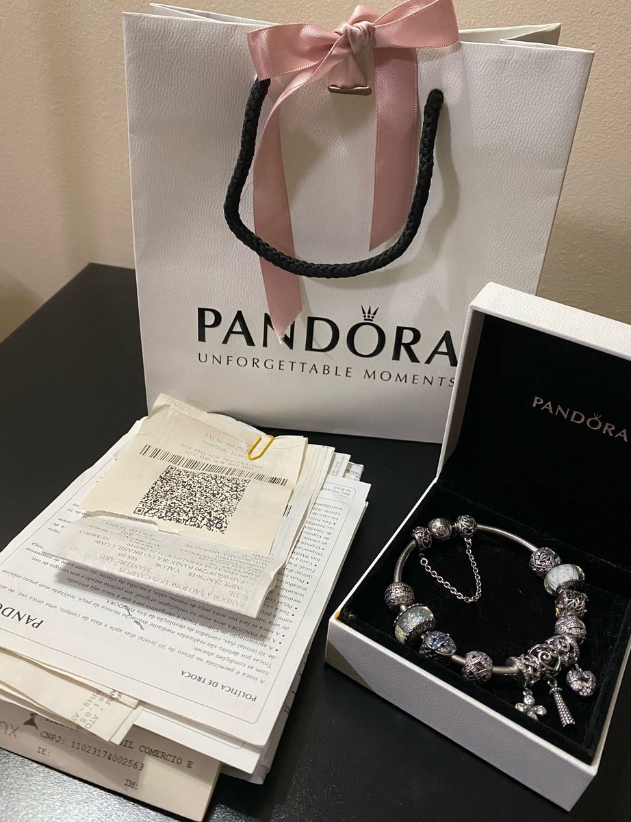 Pulseira Pandora com Todas As Peças da Marca | Jóia Feminina Pandora ...