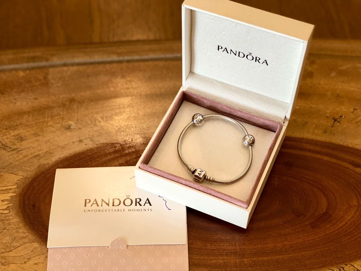 Pulseira Pandora Original de Prata | Jóia Feminina Pandora Usado ...