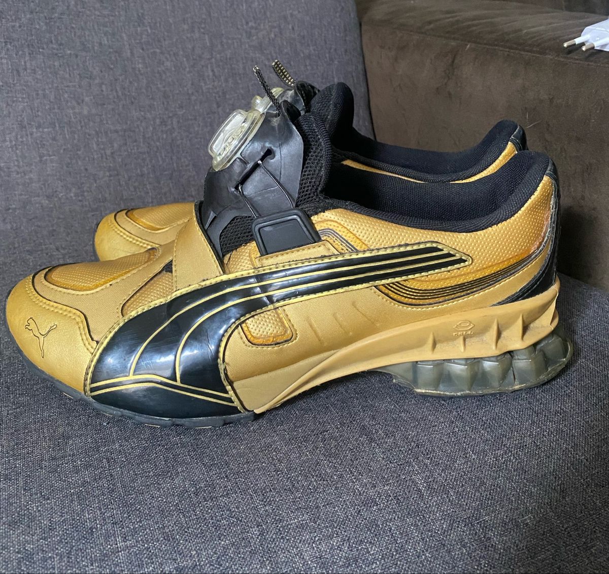 Puma Disc Dourado Original | Tênis Feminino Puma Disc Usado 76558335 ...