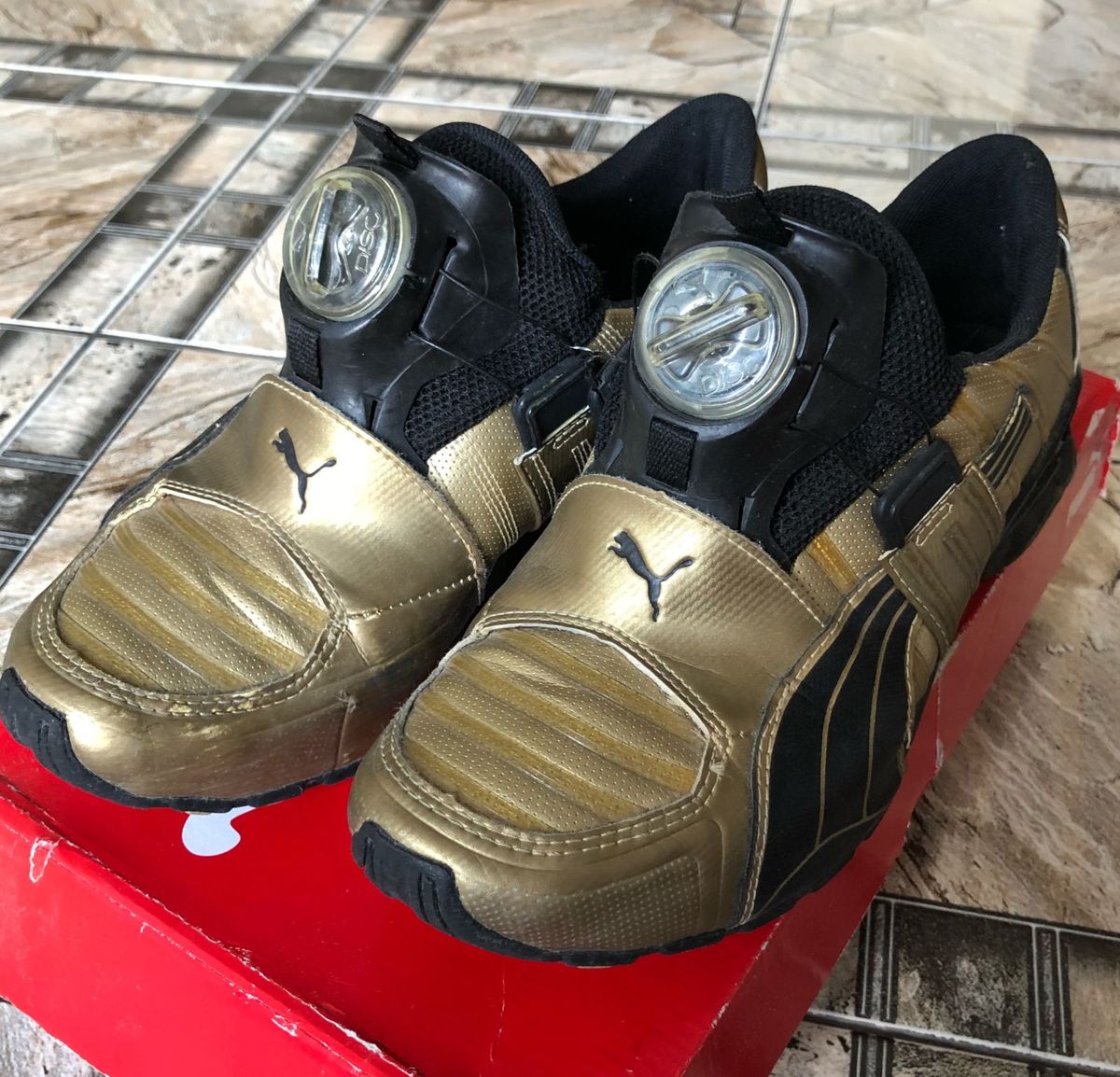 Puma Disc Série Ouro - Edição Limitada. | Tênis Masculino Puma Usado ...