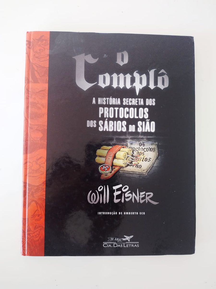 Quadrinho O Complô a História Secreta Dos Protolocos Dos Sábios de Sião Will Eisner | Livro ...