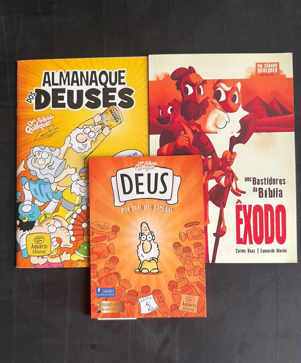 Quadrinhos Livros Um Sábado Qualquer Êxodo Almanaque Dos Deuses e Deus ...