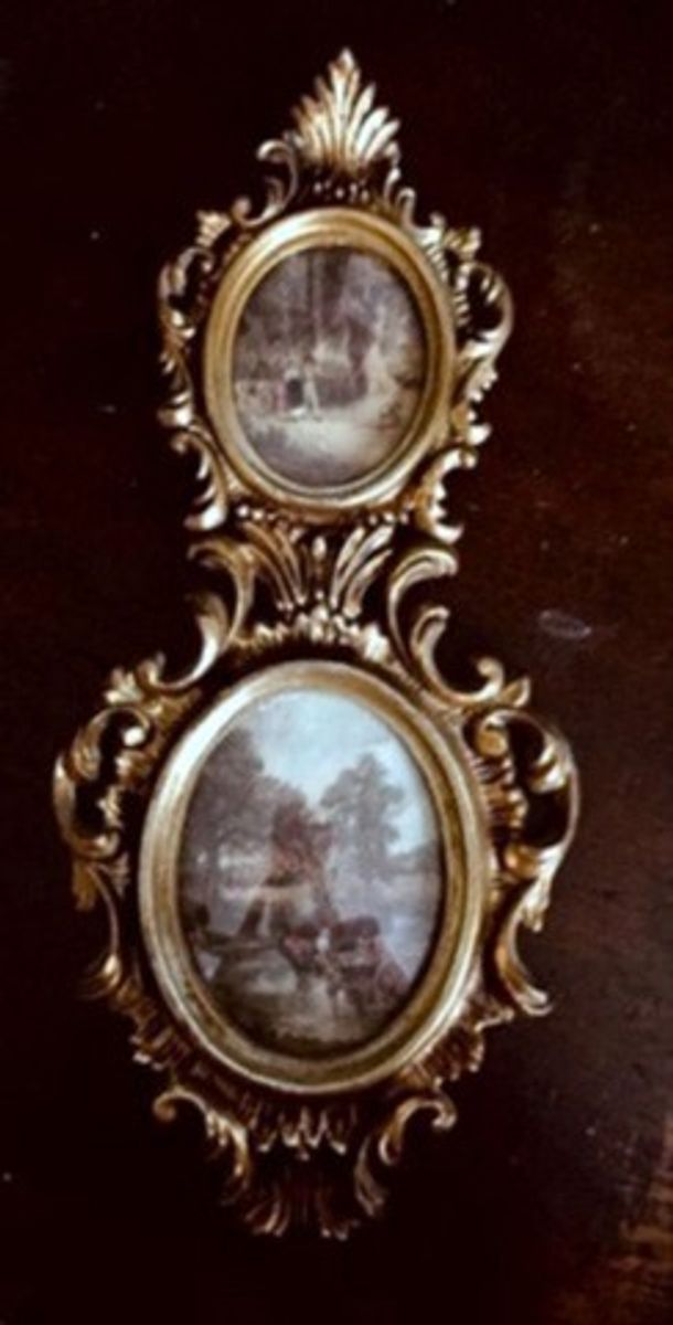 Quadro Antigo Vintage -anos 60- Roberta Wood - Torino Italy | Item de ...