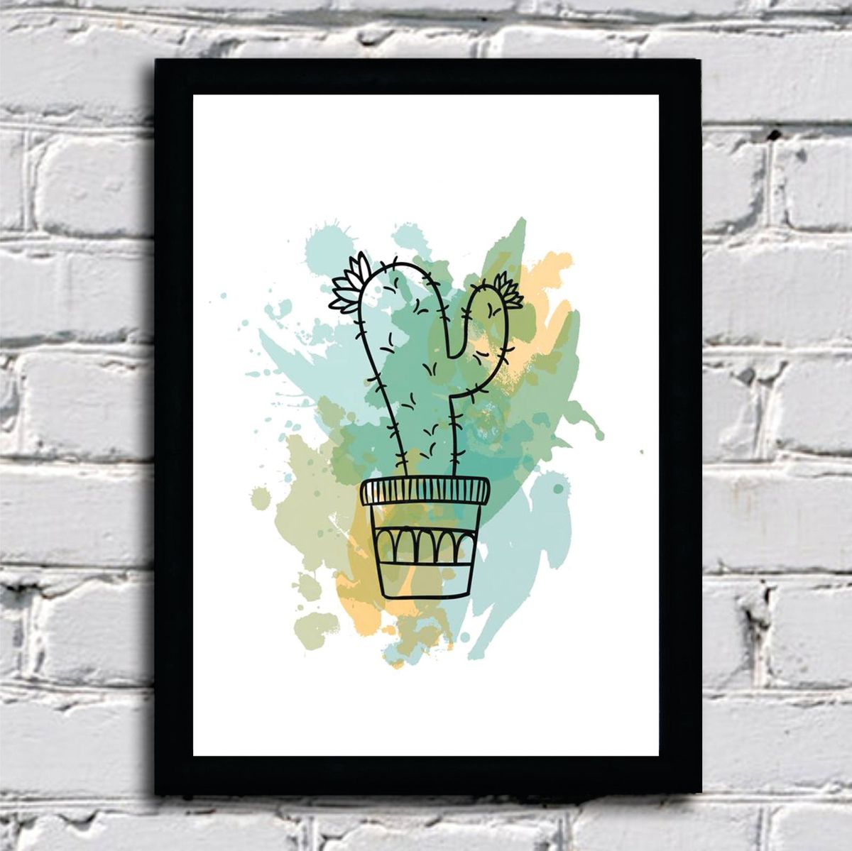 Quadro Cactus Item De Decoração Moldposter Nunca Usado 13501359 Enjoei