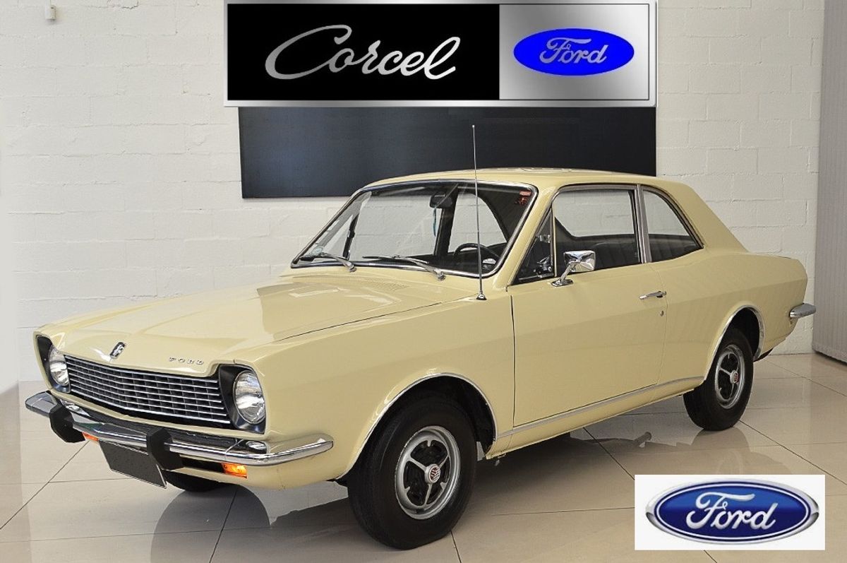 Quadro Decorativo 20x30 C/ Moldura e Vidro: Ford Corcel Luxo - 1977 ...