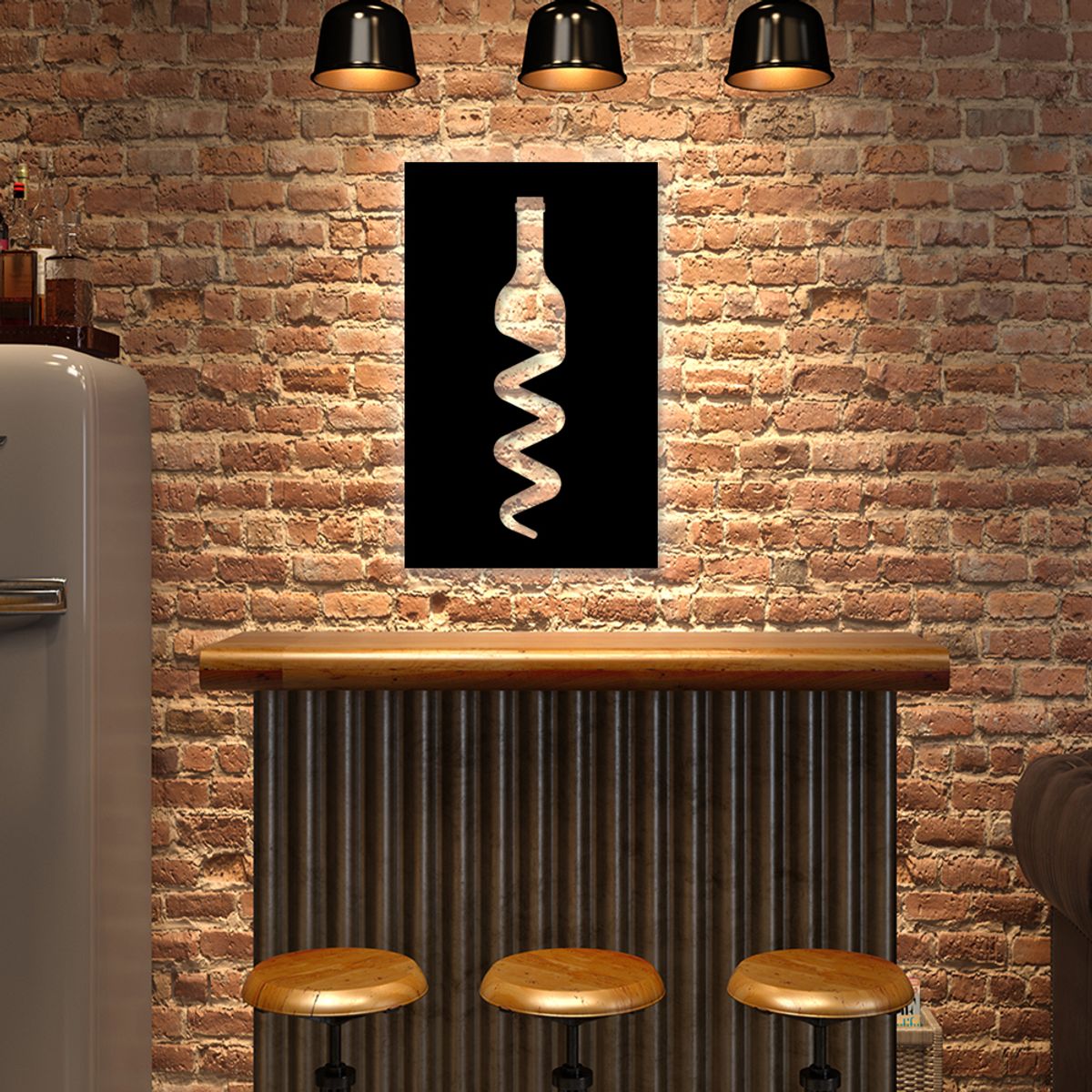 Quadro Decorativo Saca Rolas | Item de Decoração Artelaser Nunca Usado ...