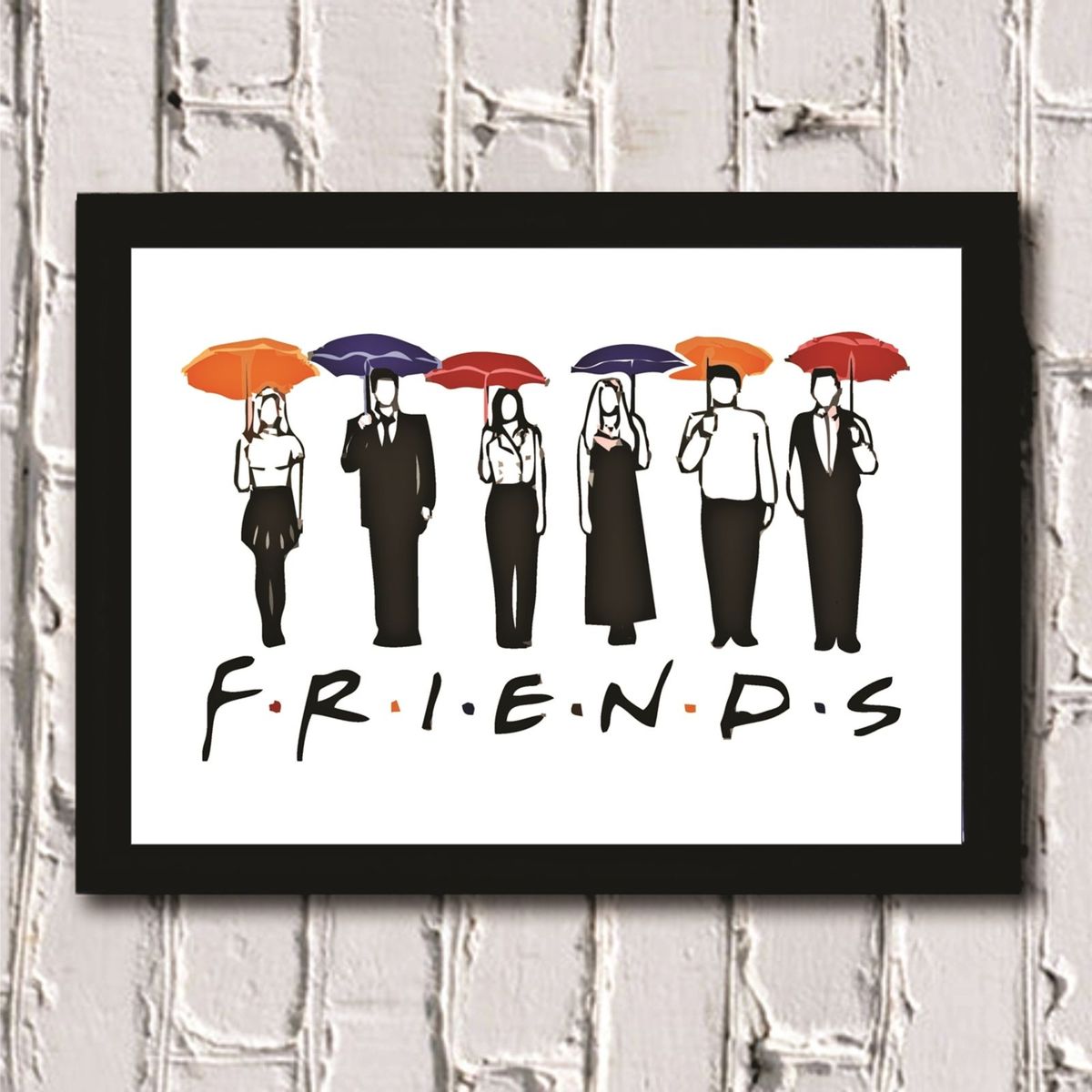 Quadro Friends Serie Item De Decoração Moldposter Nunca Usado