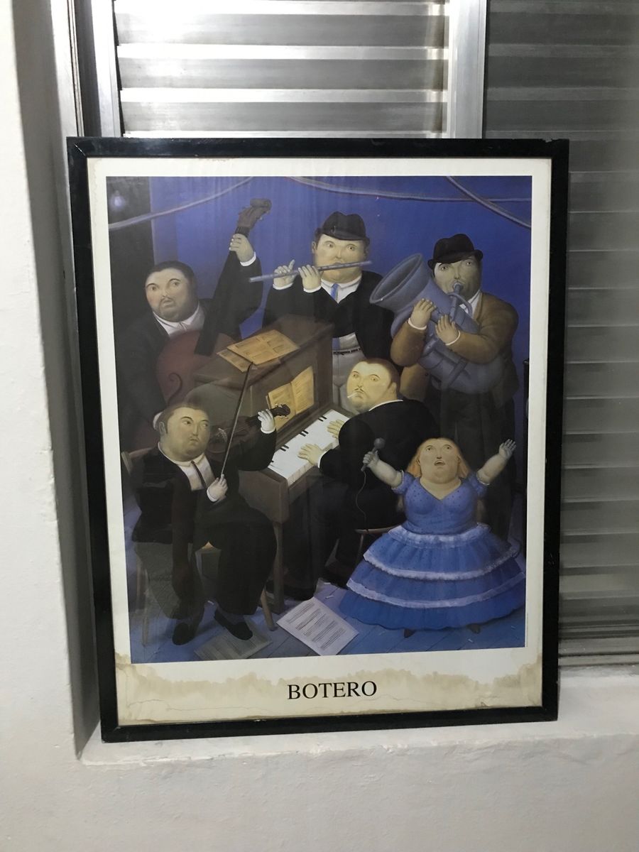 Quadro Grande Fernando Botero | Item de Decoração Fernando Botero Usado ...
