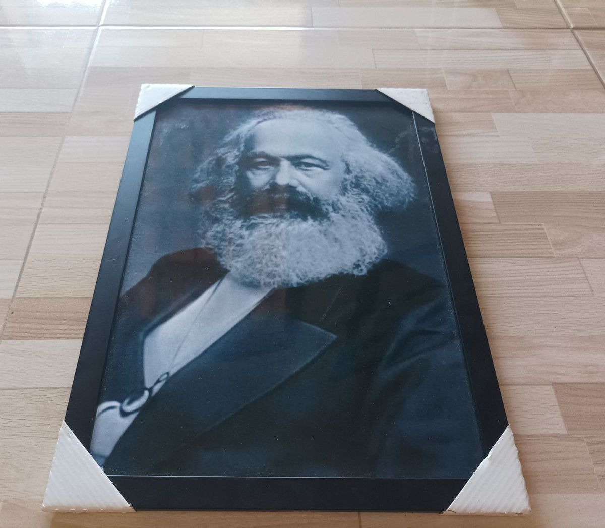 Quadro Karl Marx | Item de Decoração Artesanal Nunca Usado 78690227 ...