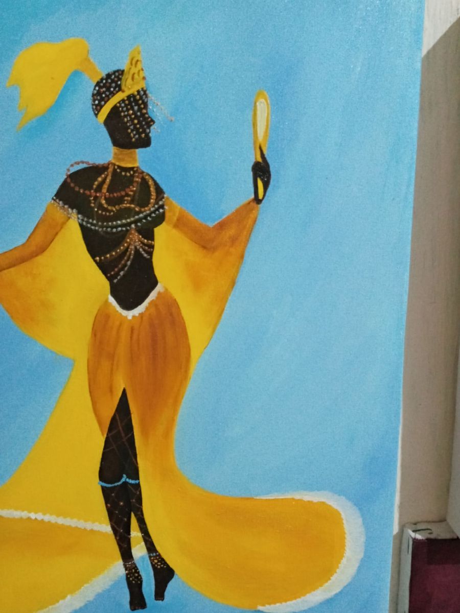 Quadro Orixá Oxum | Item de Decoração Nunca Usado 48056268 | enjoei