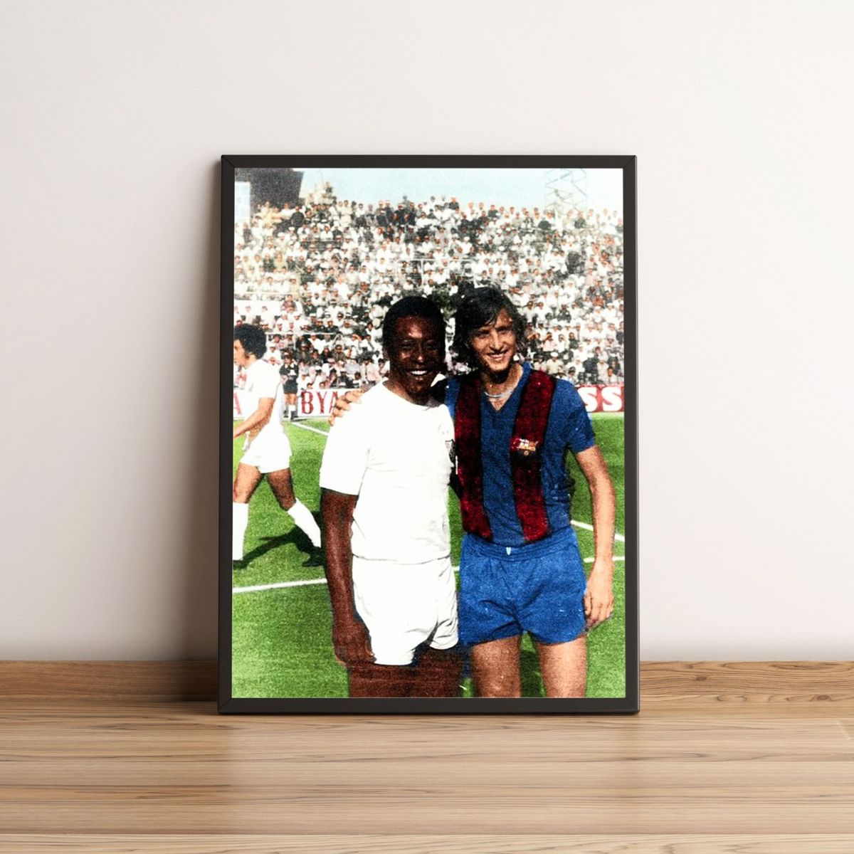 Quadro Pelé e Cruyff 2073 | Item de Decoração Nunca Usado 86845713 | enjoei