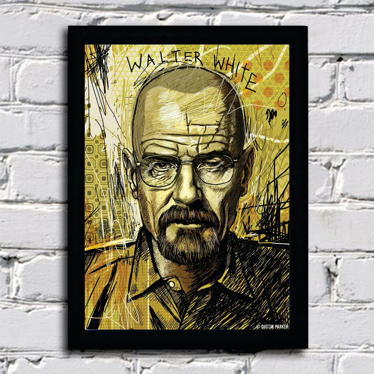 Quadro Walter White Breaking Bad Item De Decoração Moldposter