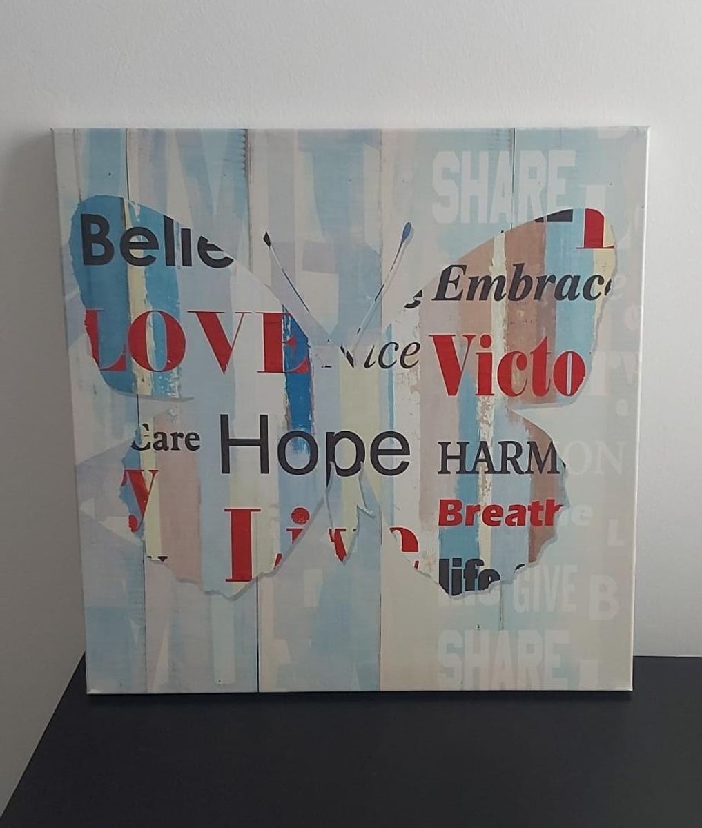 Quadro Words | Item de Decoração Usado 67438135 | enjoei