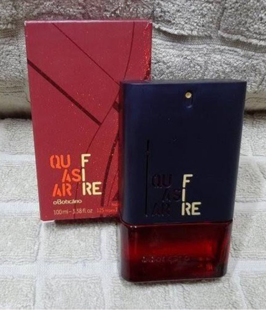 Quasar Fire Desodorante Colônia 100ml Boticário | Produto Masculino O ...