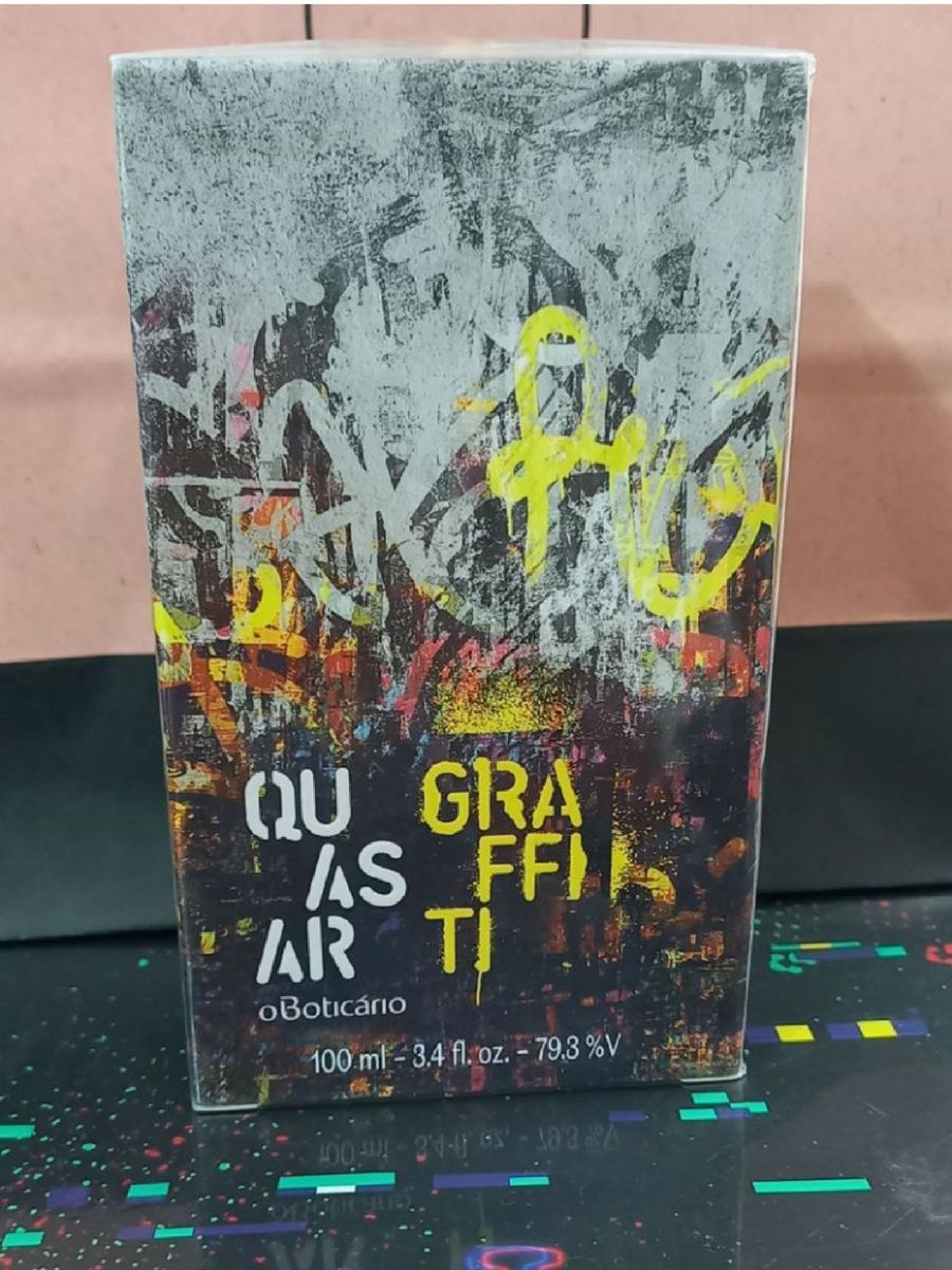 Quasar Graffiti | Perfume Masculino Boticario Nunca Usado 75917868 | enjoei