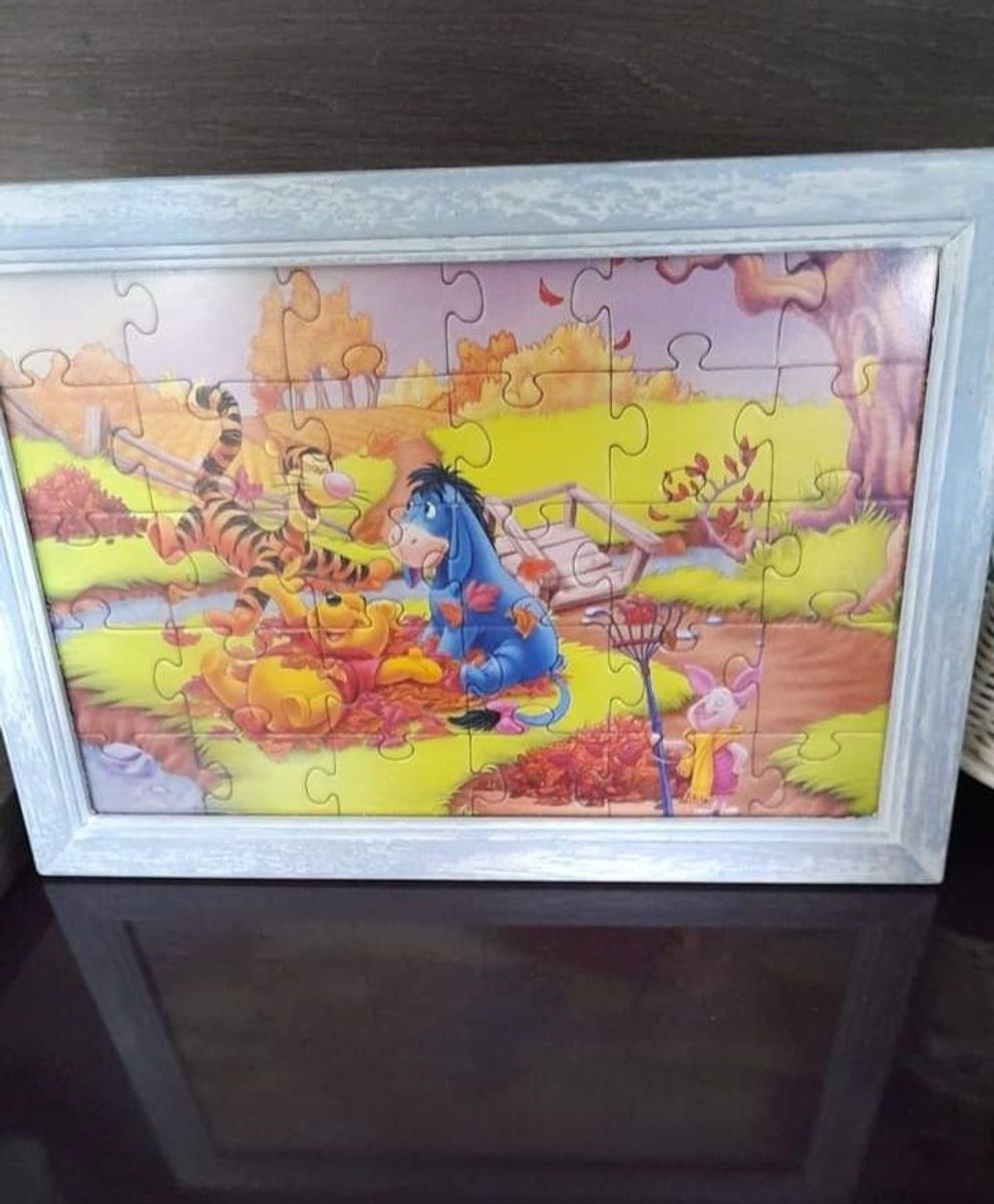 Quebra Cabeça Emoldurado Ursinho Pooh Disney Conforme Fotos | Filme e ...