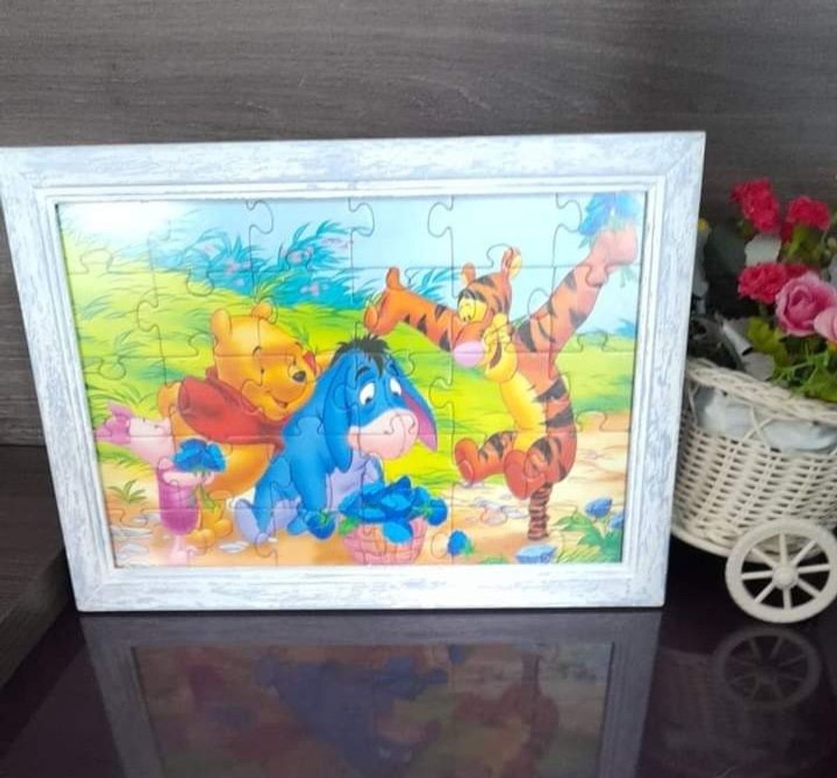 Quebra Cabeça Emoldurado Ursinho Pooh Disney Conforme Fotos | Filme e ...