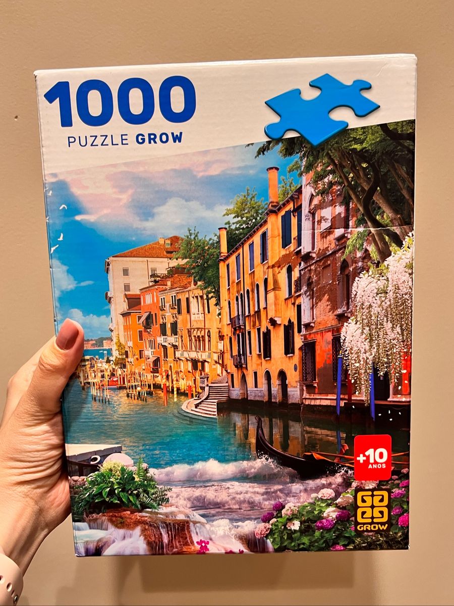 Quebra Cabeça Marca Grow - 1000 Peças | Jogo de Tabuleiro Grow Usado ...