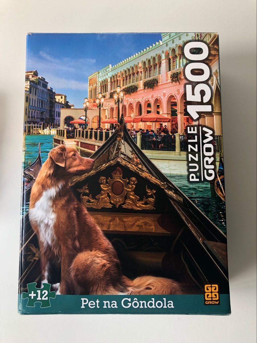 Quebra Cabeça Pet Na Gôndola Marca Grow 1500 Peças | Brinquedo Grow ...