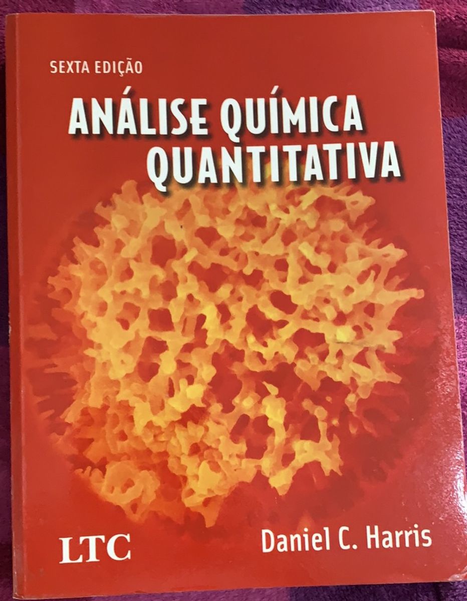 Química Analítica Quantitativa Harris | Livro Ltc Usado 49760732 | enjoei