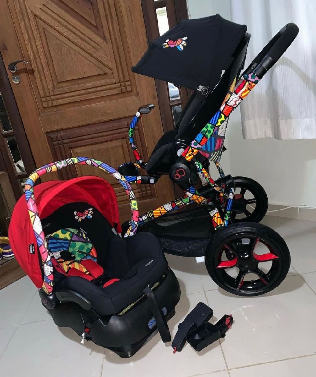 Quinny Romero Britto | Carrinho de Bebê Quinny Usado 60777342 | enjoei