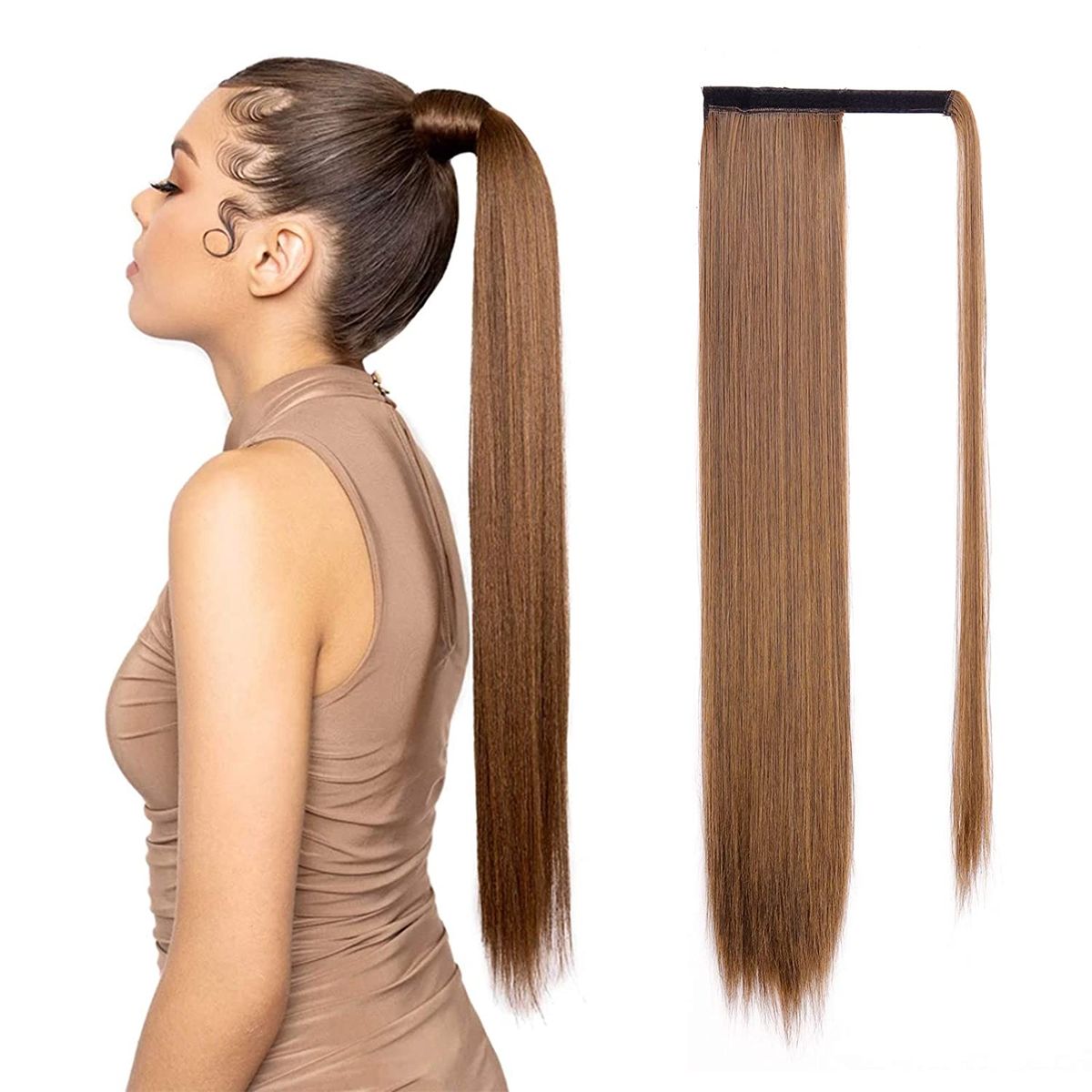 Rabo de Cavalo Ruivo Natural Liso 60 Cm 120g Cor 30 | Produto p ...